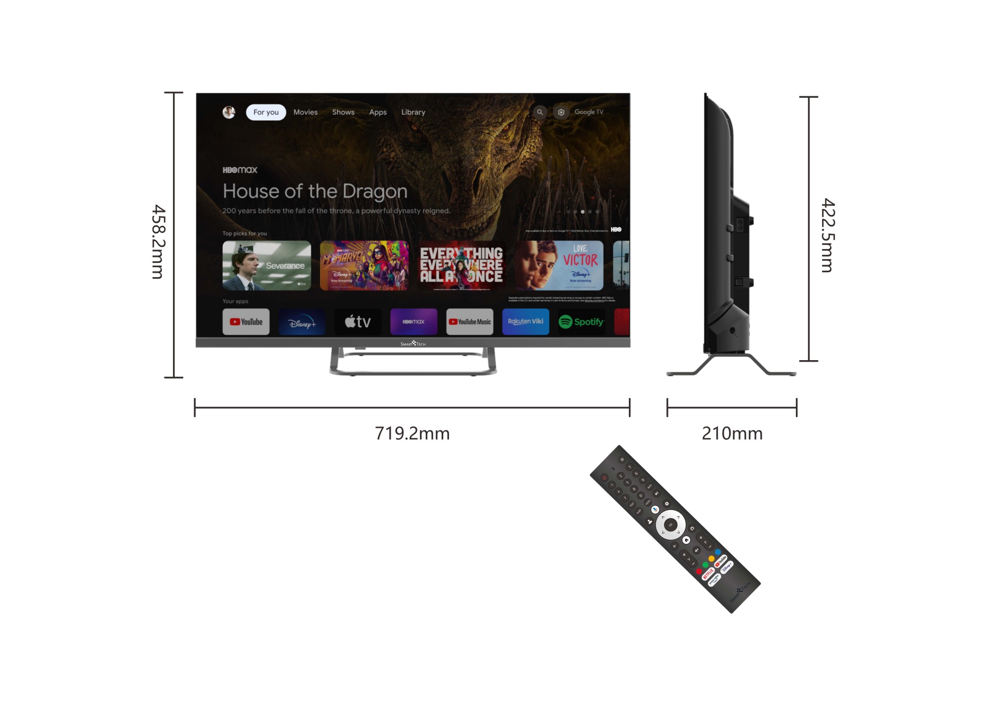 32" 1V HD Google TV™